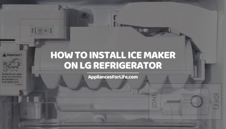 How to Remove Ice Tray from LG Refrigerator - Appliances For Life