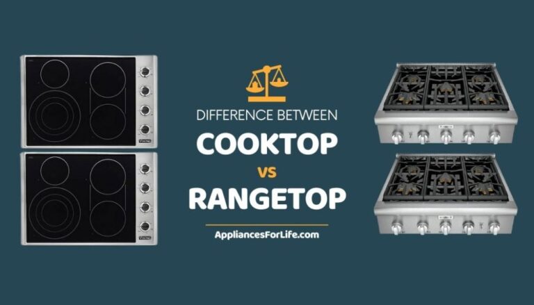 Difference Between Cooktop and Rangetop – Appliances For Life